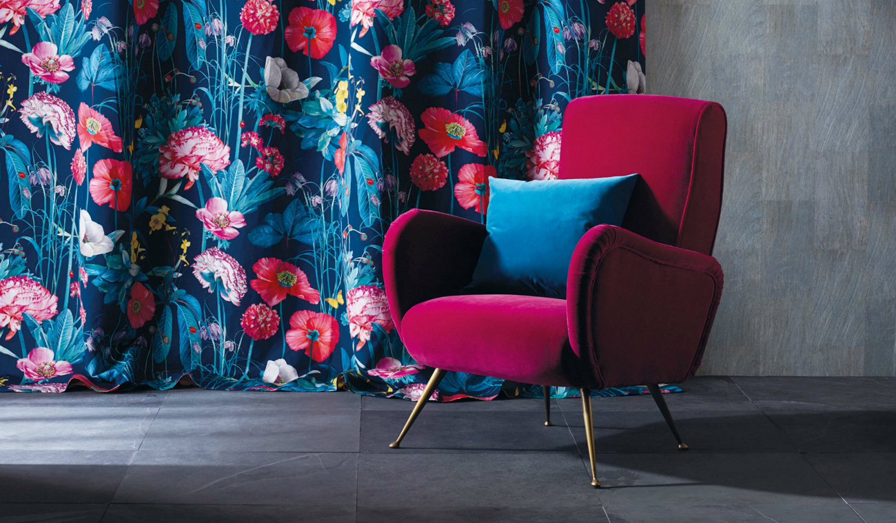 Large Floral Patterns for Fabric and Wallpaper | Interior Ideas
