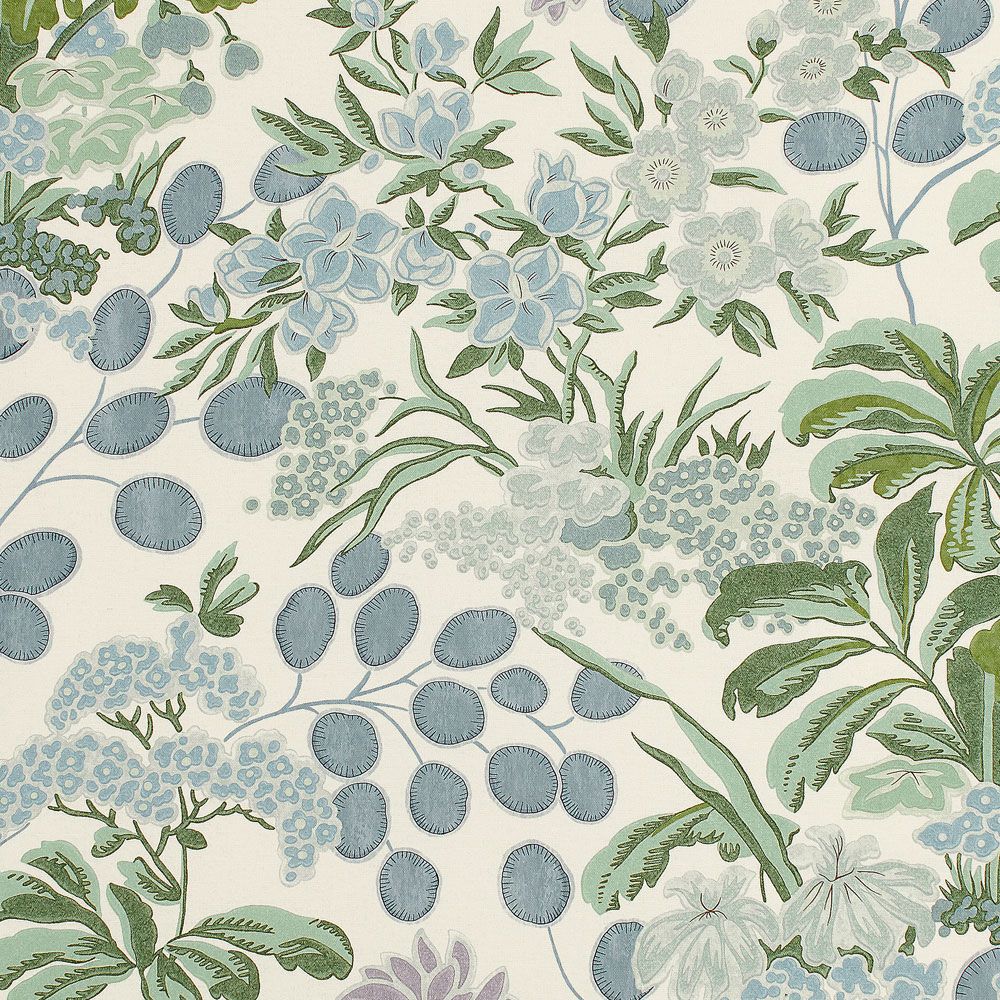 Meadow Fabric Lavender Blue | Blue Floral Fabric | Sojourn Collection