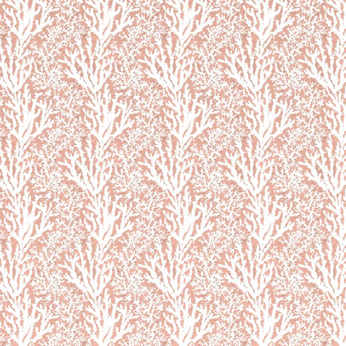 Coral Stripe Blush Pink Fabric | Designer Fabric