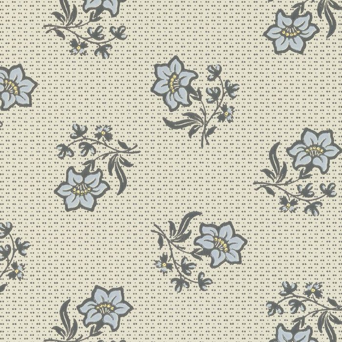 Edelweiss Blue Grey | Luxury Wallpaper