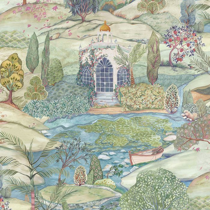 Lodhi Wallpaper Gold | Byzance Wallpaper | Osborne & Little