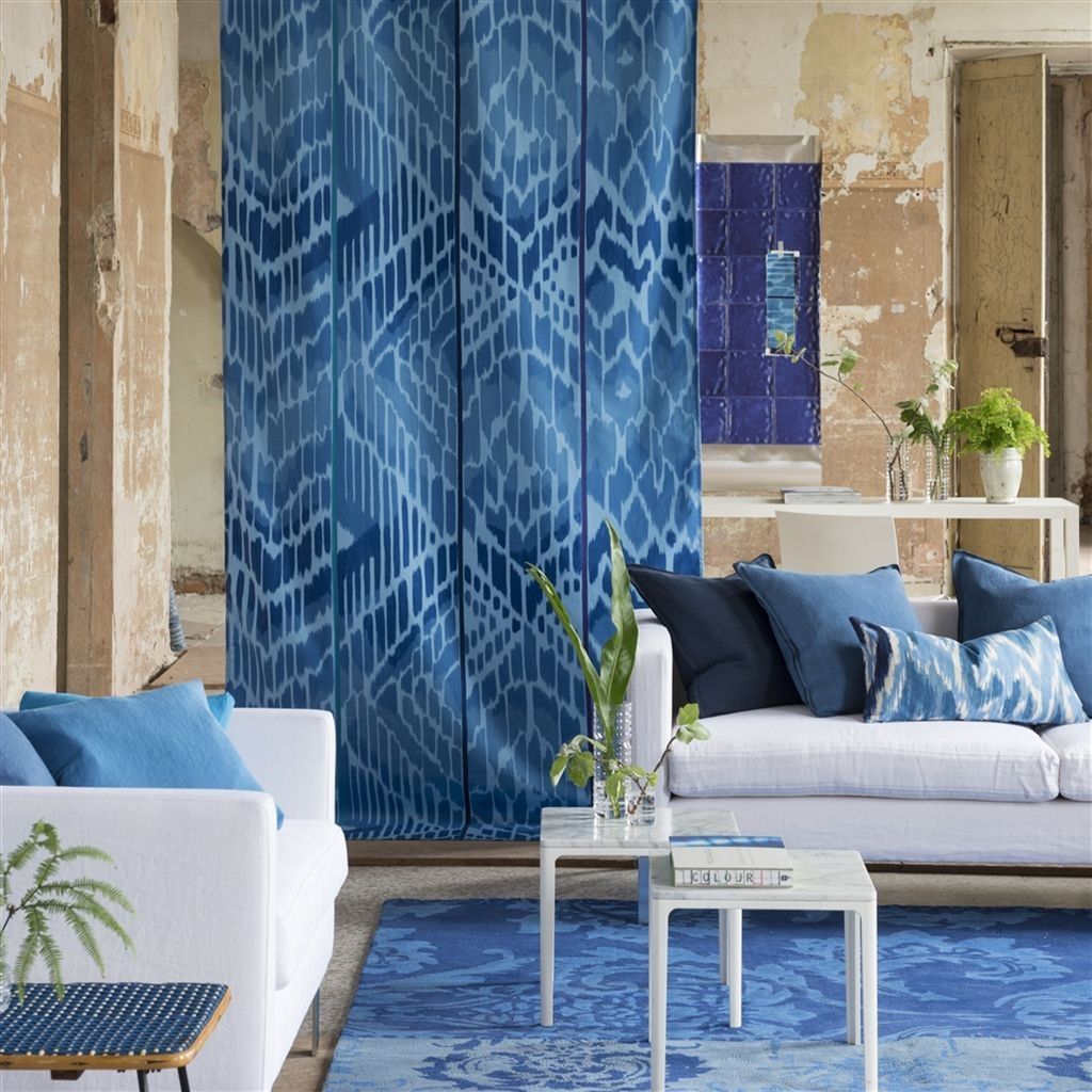 Bandala Fabric | Cobalt | Designers Guild