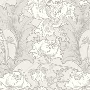 Siri Wallpaper in Cream & Grey | Anno Wallpapers by Borastapeter ...