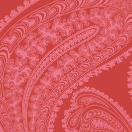 Red Paisley Wallpaper | Rajapur by Cole & Son | F&P Interiors