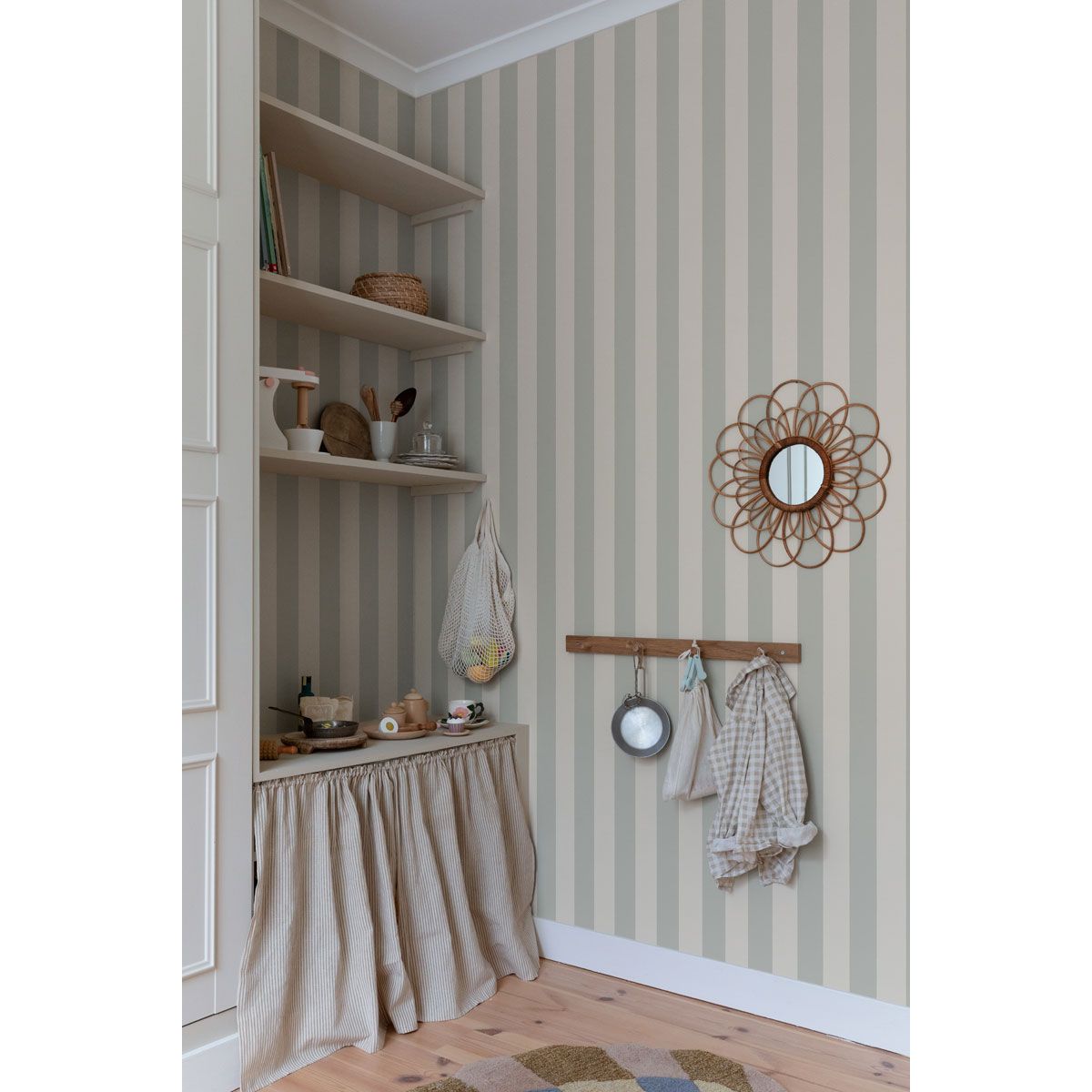 Sam Duck Egg Blue | Wallpaper for Nursery