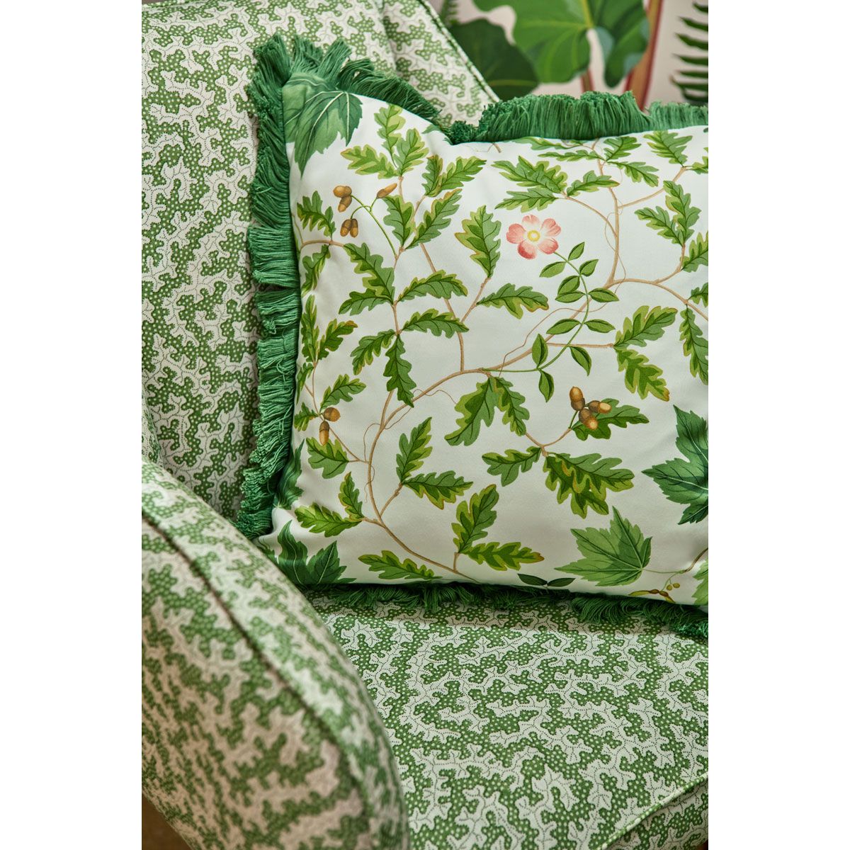 Truffle Design | Green Curtain Fabric