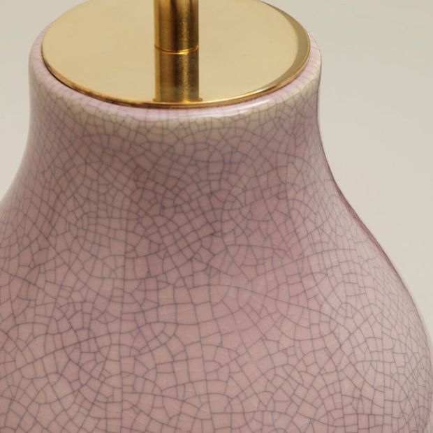 Avebury Table Lamp | Dusky Rose | Vaughan Lighting