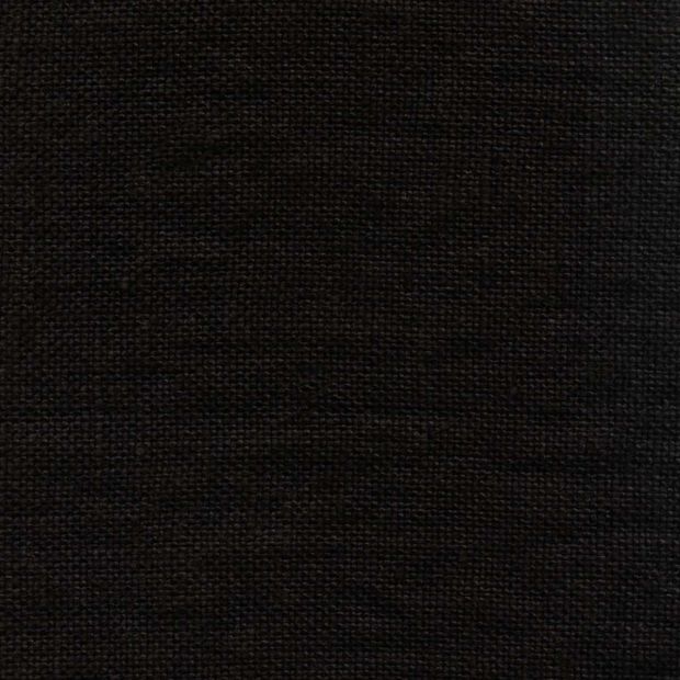 Gypsies Linen Fabric | Black Upholstery Fabric