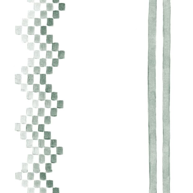 Ruta Wallpaper | Green Stripe Wallpaper