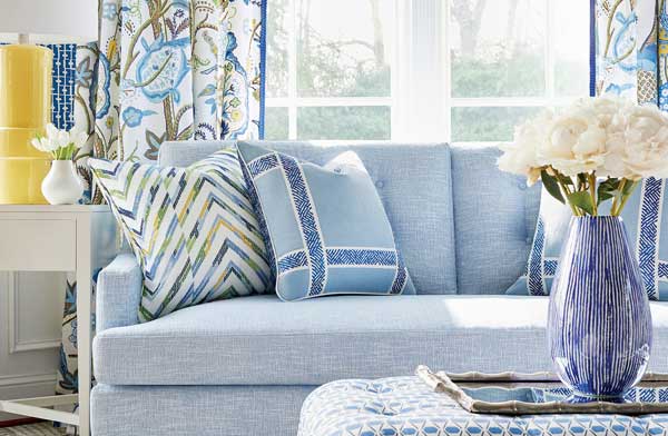 Thibaut Wallcoverings and Fabrics for Curtains and Upholstery