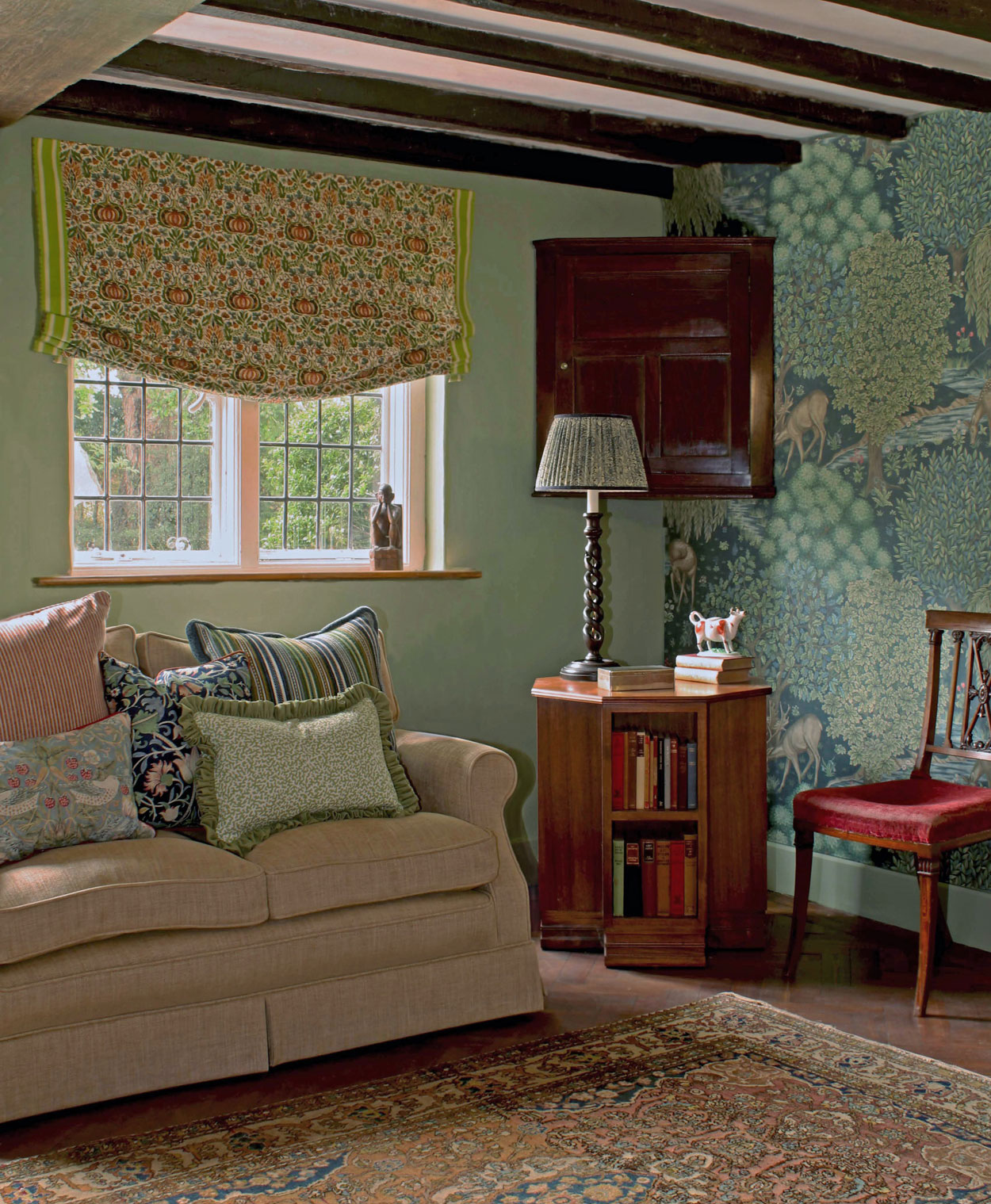 Morris & Co Country Living Room | Interior Inspiration from F&P Interiors